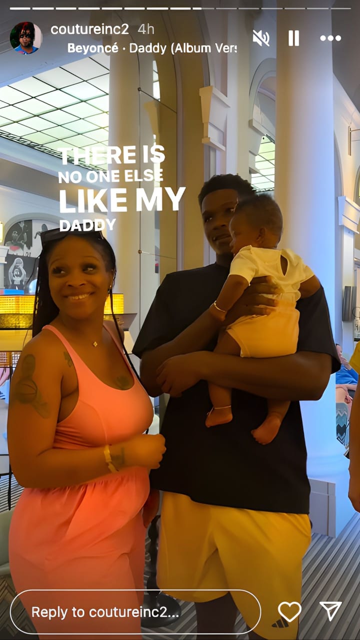 Anthony Edwards looks every inch the doting dad as he adorably cradles ...
