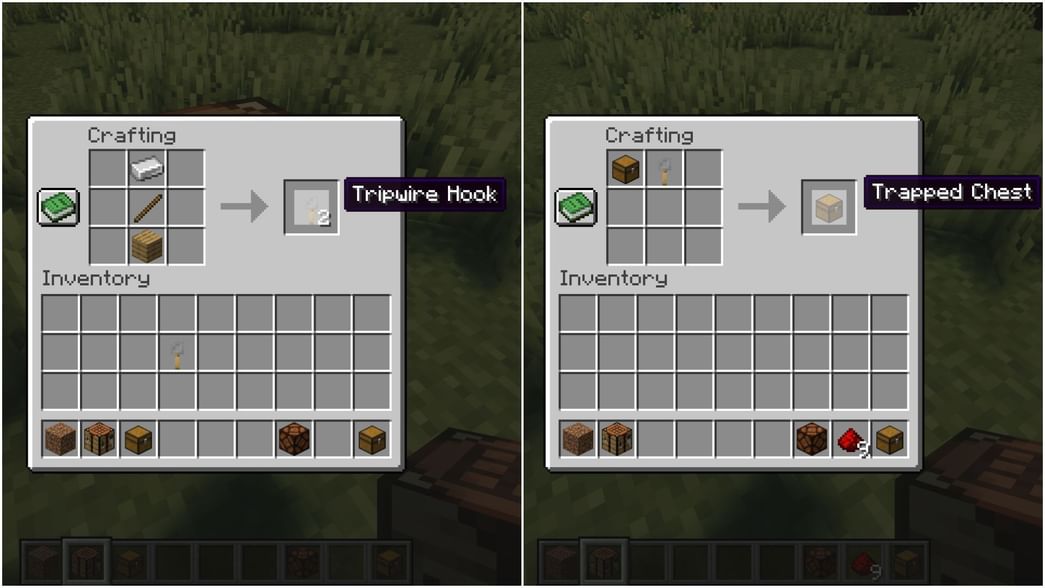 Minecraft trapped chest guide: Recipe, uses, and more