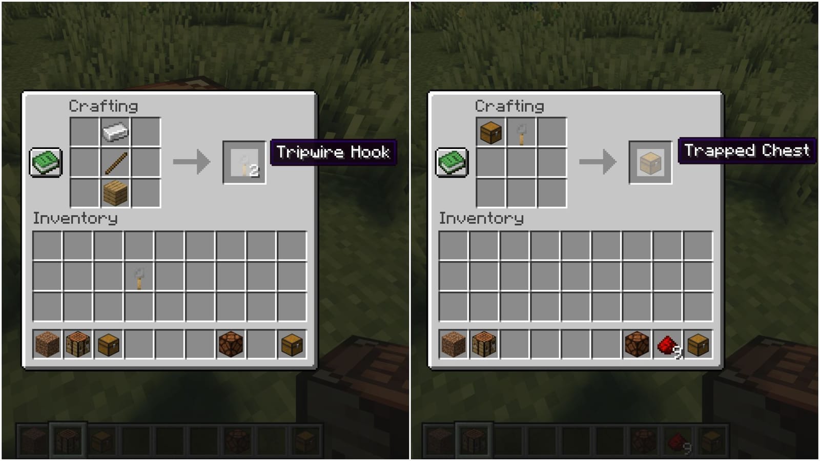 Minecraft trapped chest guide: Recipe, uses, and more
