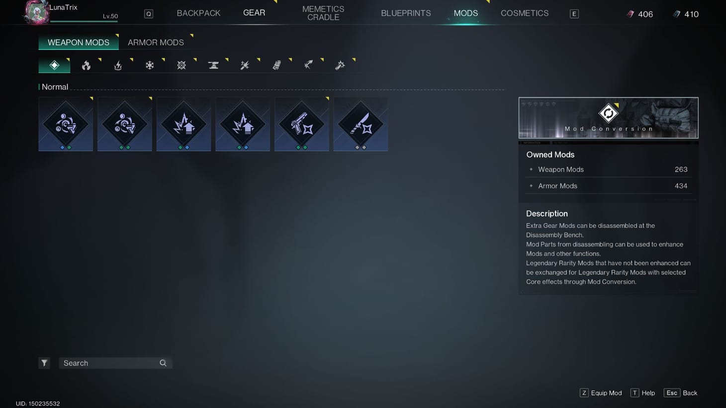 How does Mod Conversion in Once Human work?