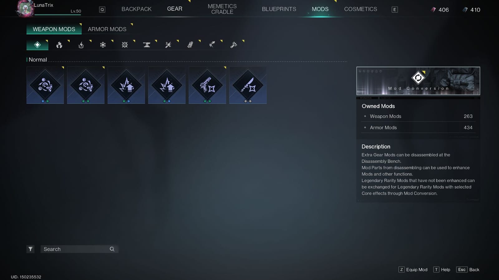 How does Mod Conversion in Once Human work?