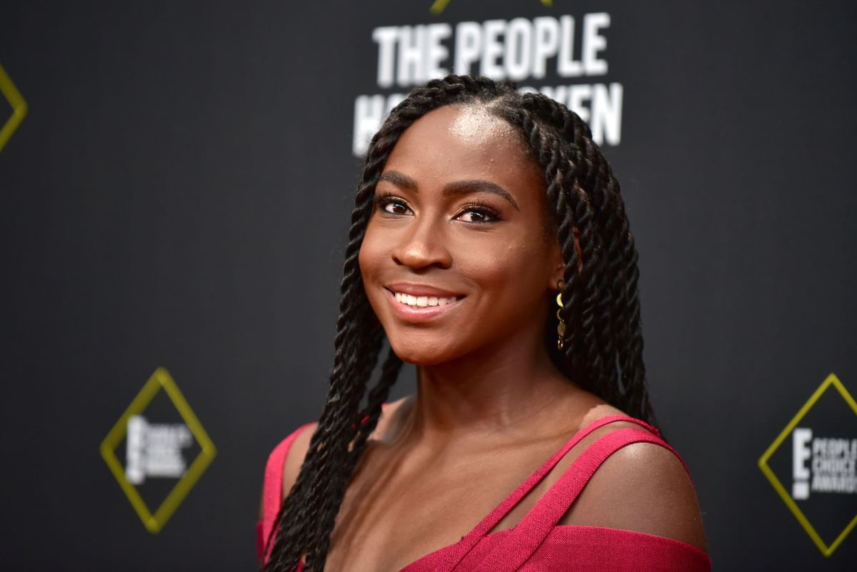 In Pictures: Coco Gauff turns heads with stylish all-denim outfit for ...