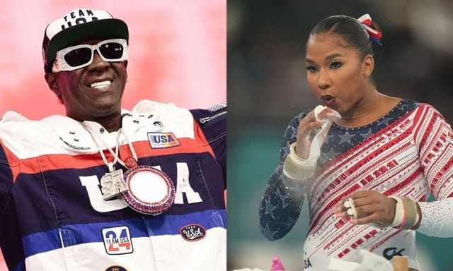Jordan Chiles: "Imma make you a bronze clock necklace"-Flavor Flav ...