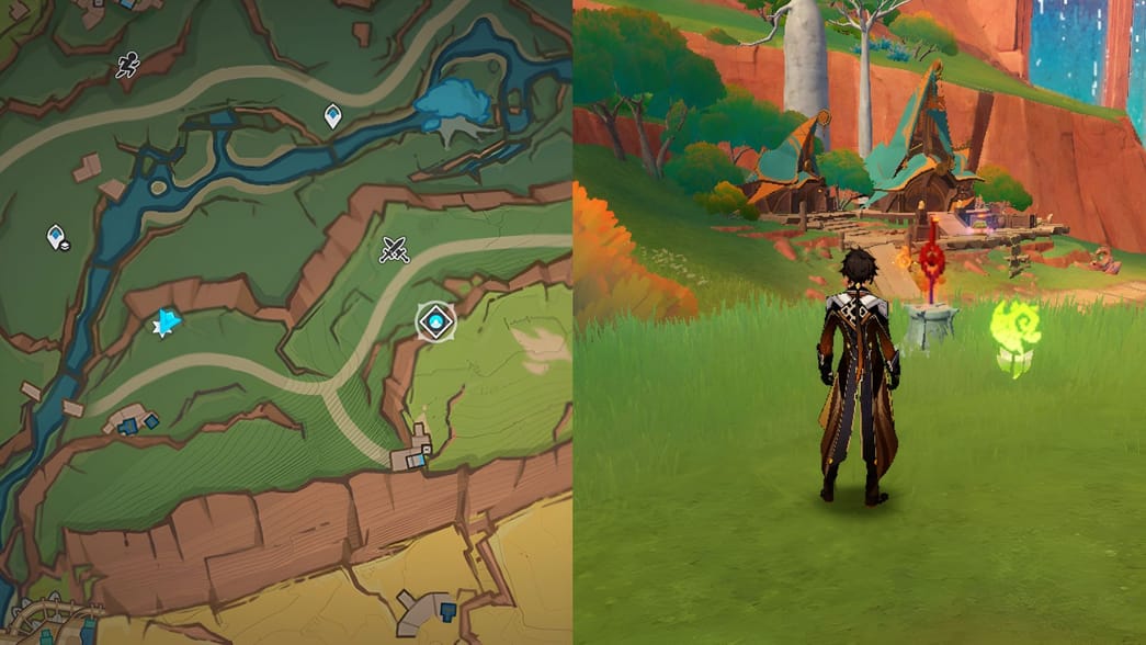 All Natlan Time Trial challenge locations in Genshin Impact