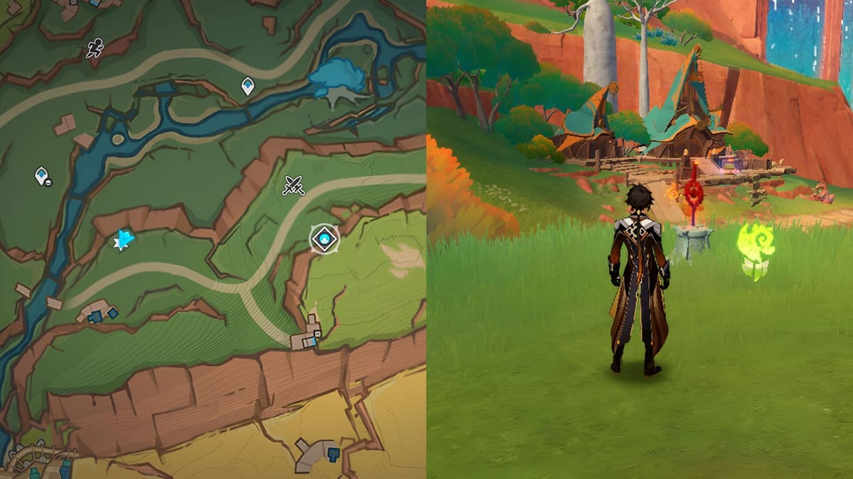 All Natlan Time Trial challenge locations in Genshin Impact