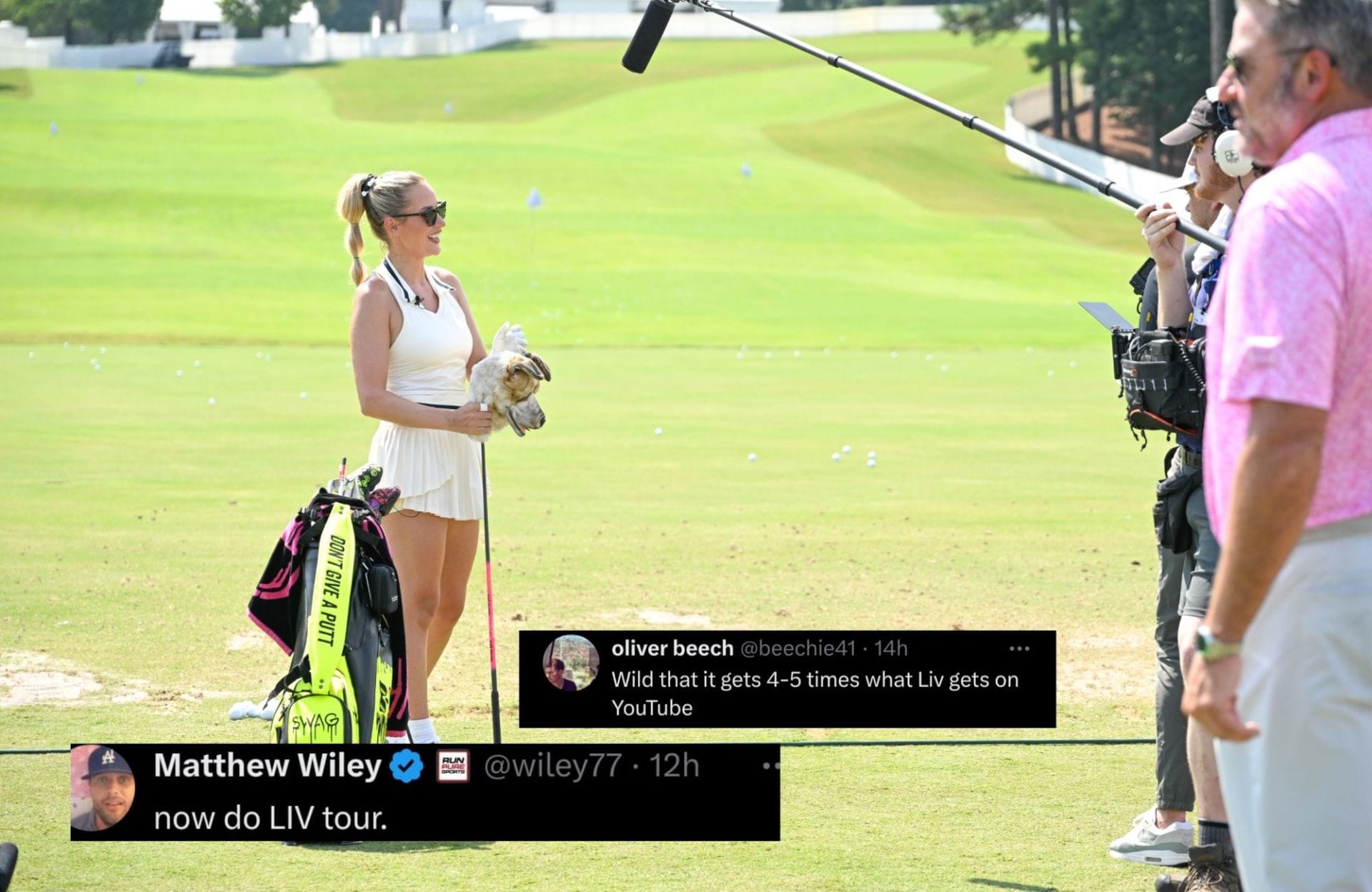 “Now do LIV tour”; “It gets 4-5 times what LIV gets on YouTube” – Fans ...