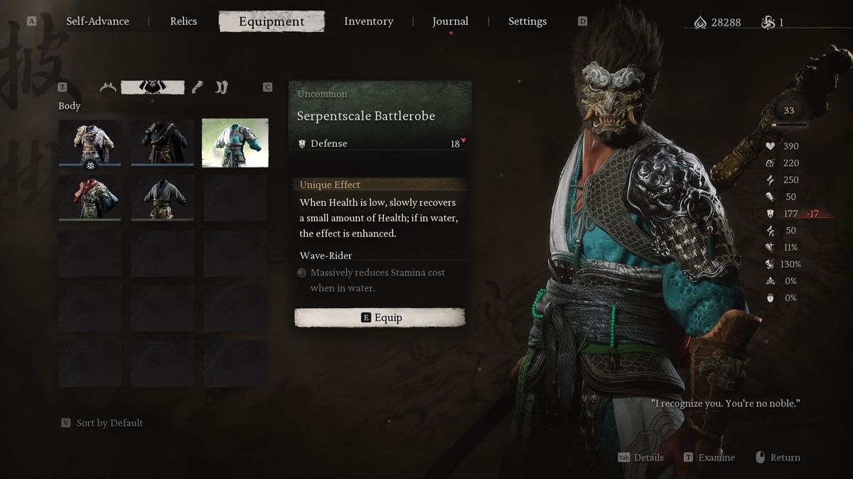 How to craft weapons and armor in Black Myth Wukong