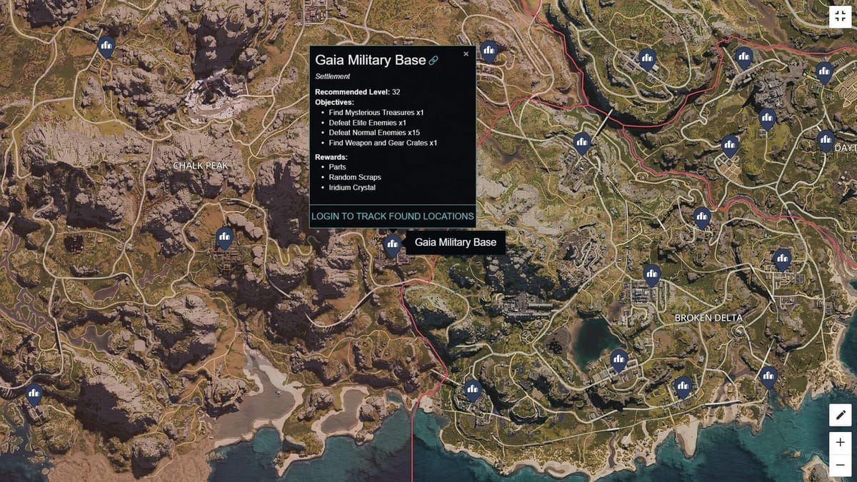 Top 10 map areas in Once Human to unlock first