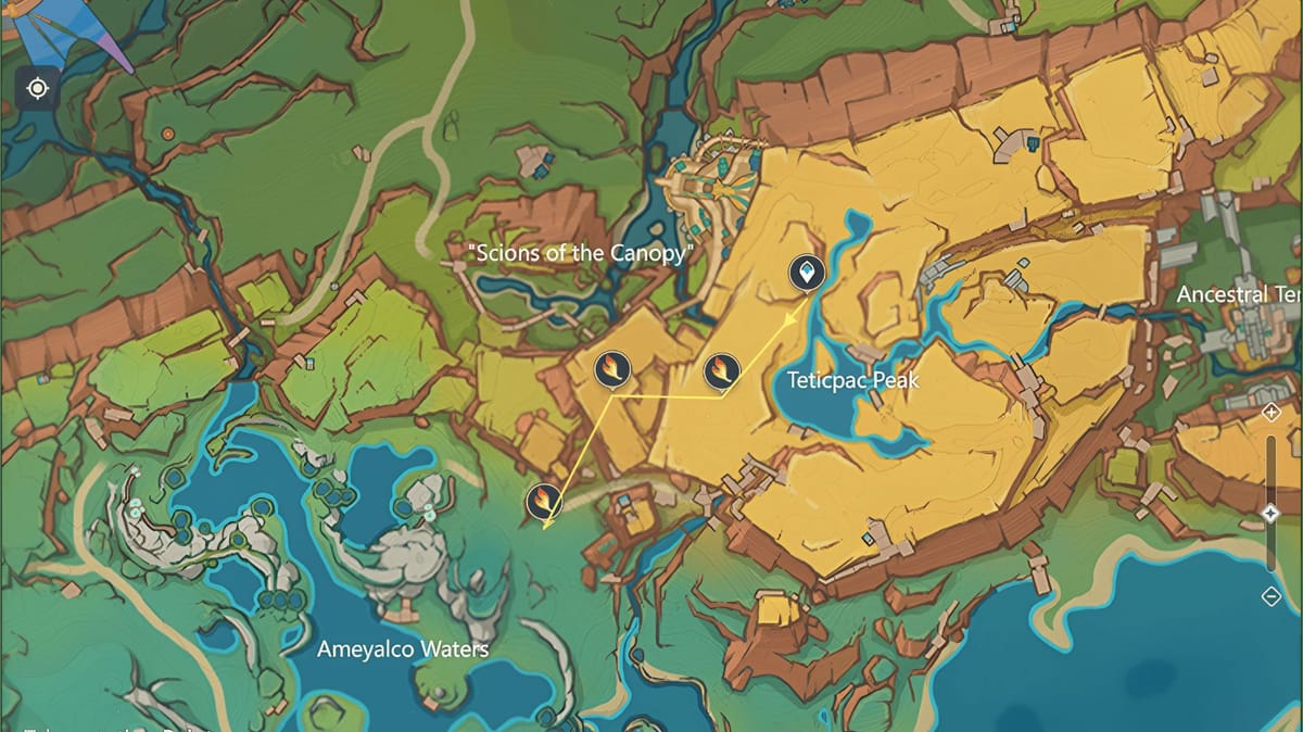 Genshin Impact: Embercore Flower locations and farming routes