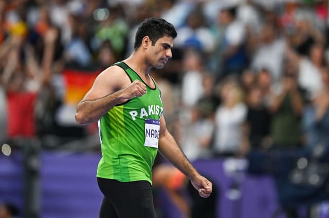 Pakistan's Arshad Nadeem throws 92.97m in second attempt; breaks ...