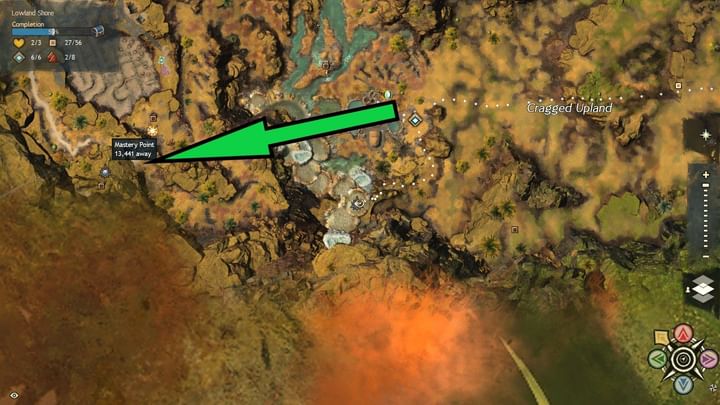 All Mastery Insight locations in Lowland Shores of Guild Wars 2