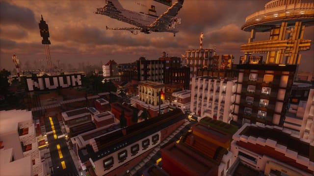 Minecraft player spends four years building a fascinating city