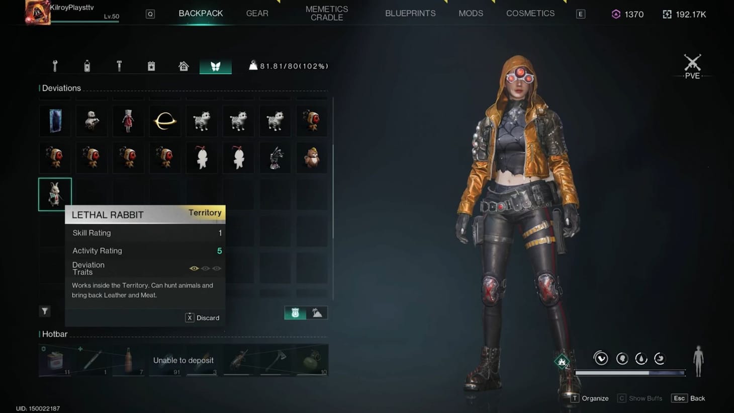 Lethal Rabbit Deviant in Once Human: How to get the Lethal Rabbit ...