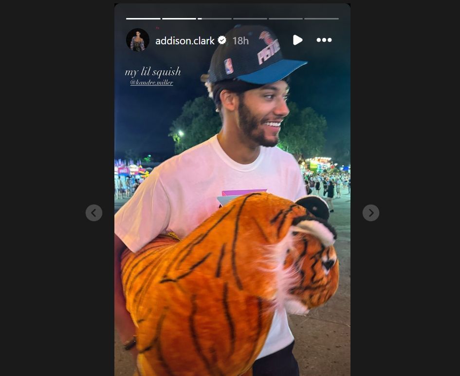 In Photos: Rangers' K'Andre Miller and girlfriend Addison Clark spend ...