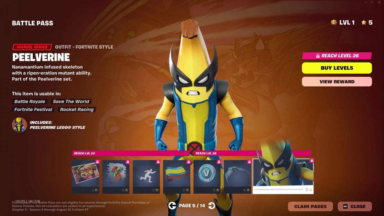 Fortnite Chapter 5 Season 4 Battle Pass: Full list of every skin from ...