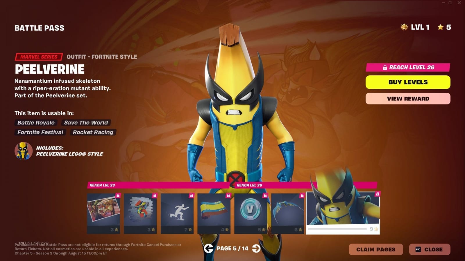 Fortnite Chapter 5 Season 4 Battle Pass: Full list of every skin from ...
