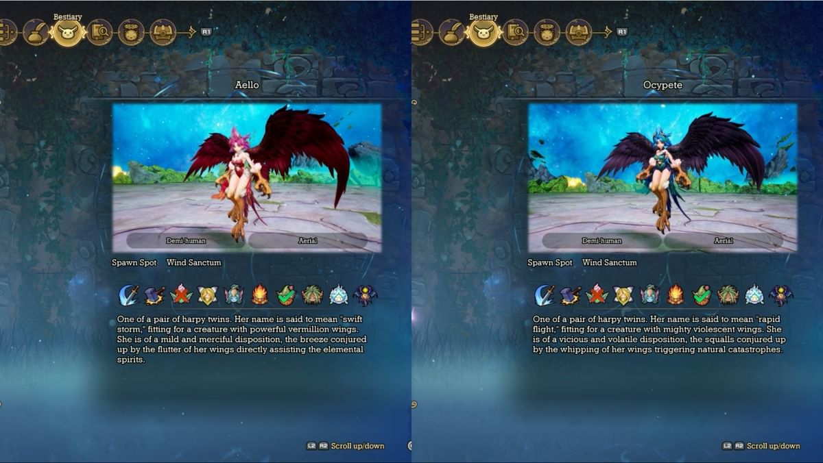 Visions of Mana: How to beat Aello and Ocypete