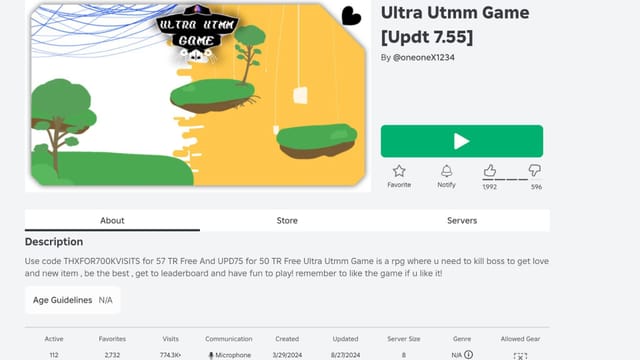 Ultra Utmm Game Codes