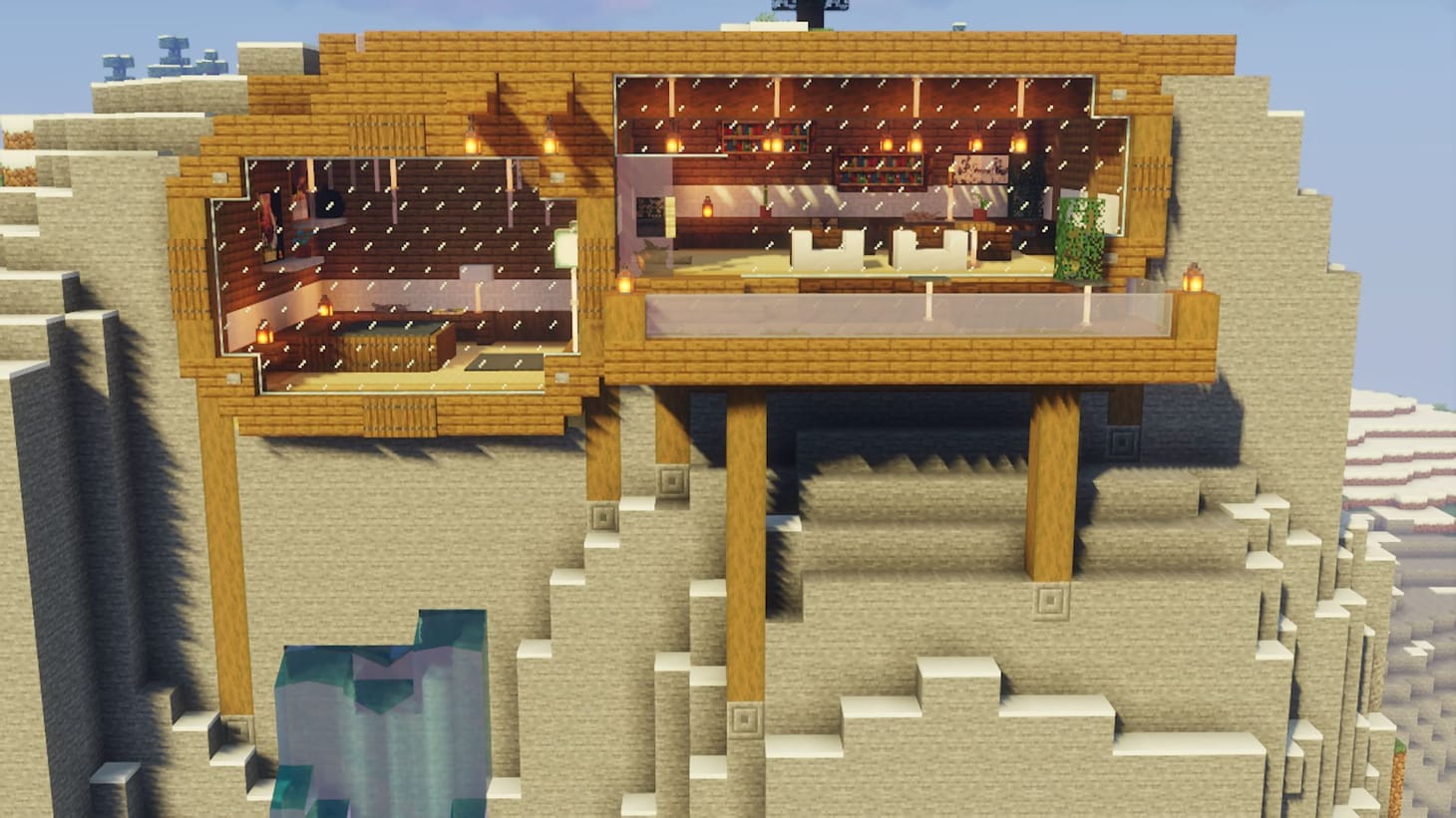 10 best Minecraft cliff base designs