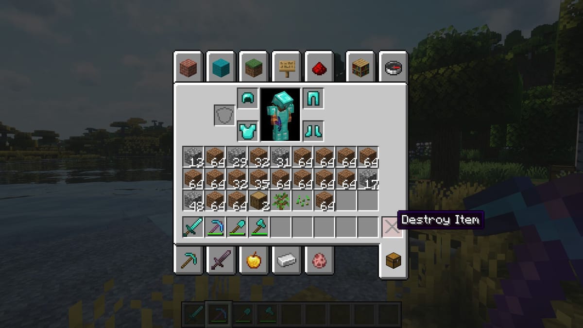 Complete list of all Minecraft inventory shortcuts