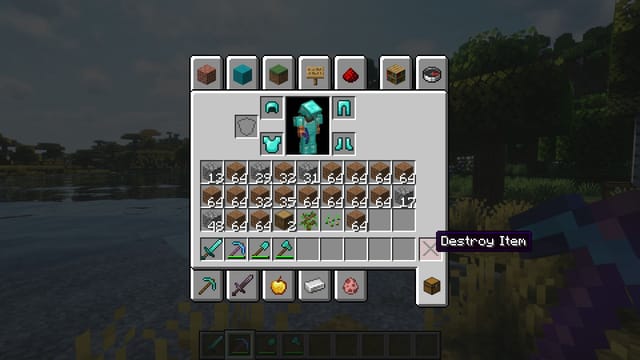Complete list of all Minecraft inventory shortcuts