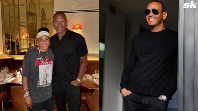 In Photos: Alex Rodriguez shares frame with 'legendary' South Carolina HC Dawn Staley at Paris ...