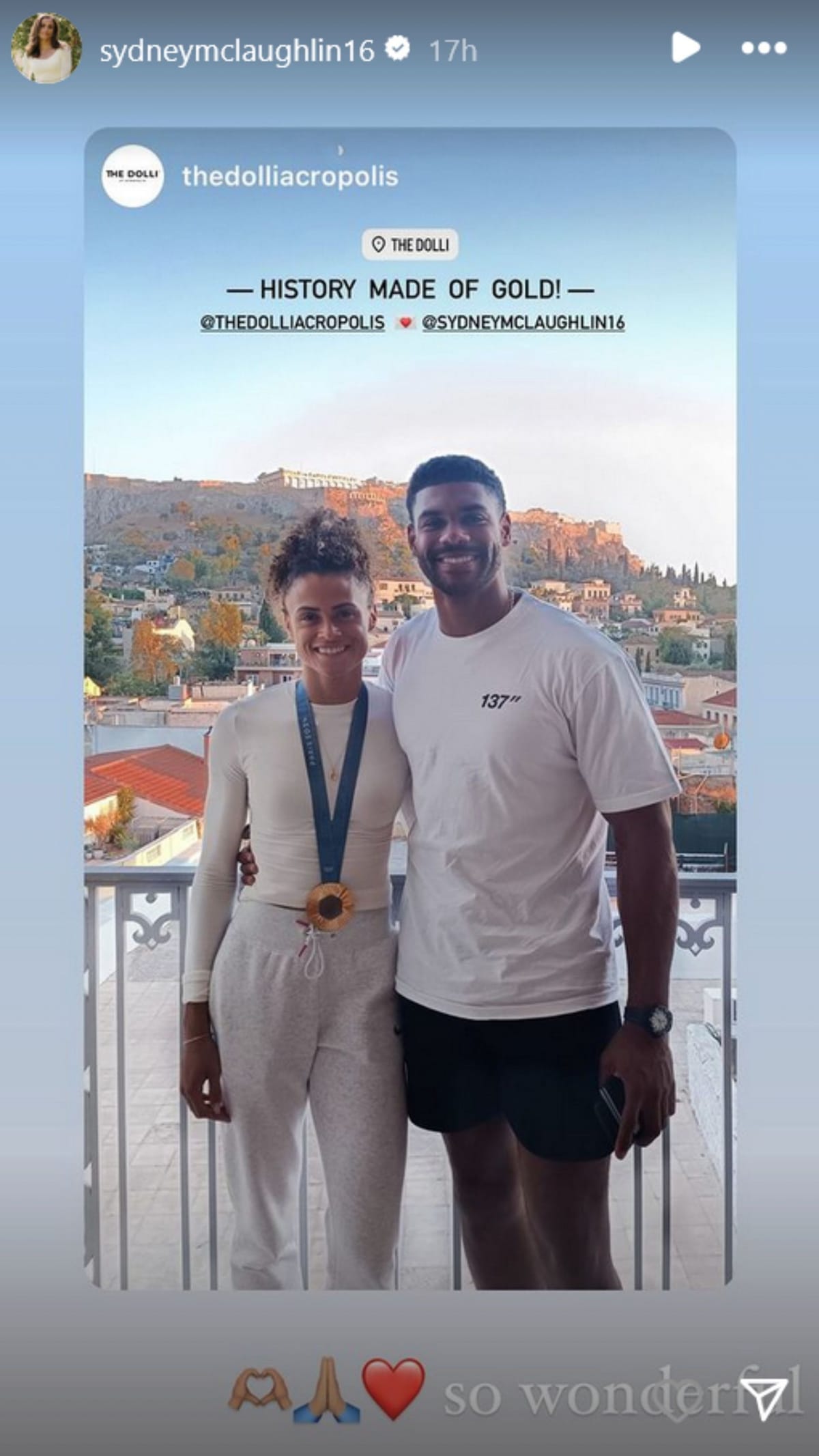In Pictures: Sydney McLaughlin-Levrone enjoys trip to Greece with ...