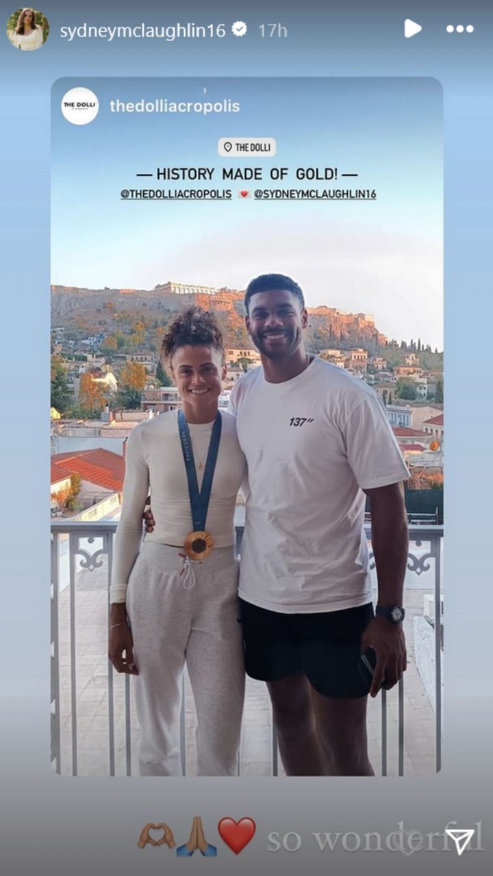 In Pictures: Sydney McLaughlin-Levrone enjoys trip to Greece with ...