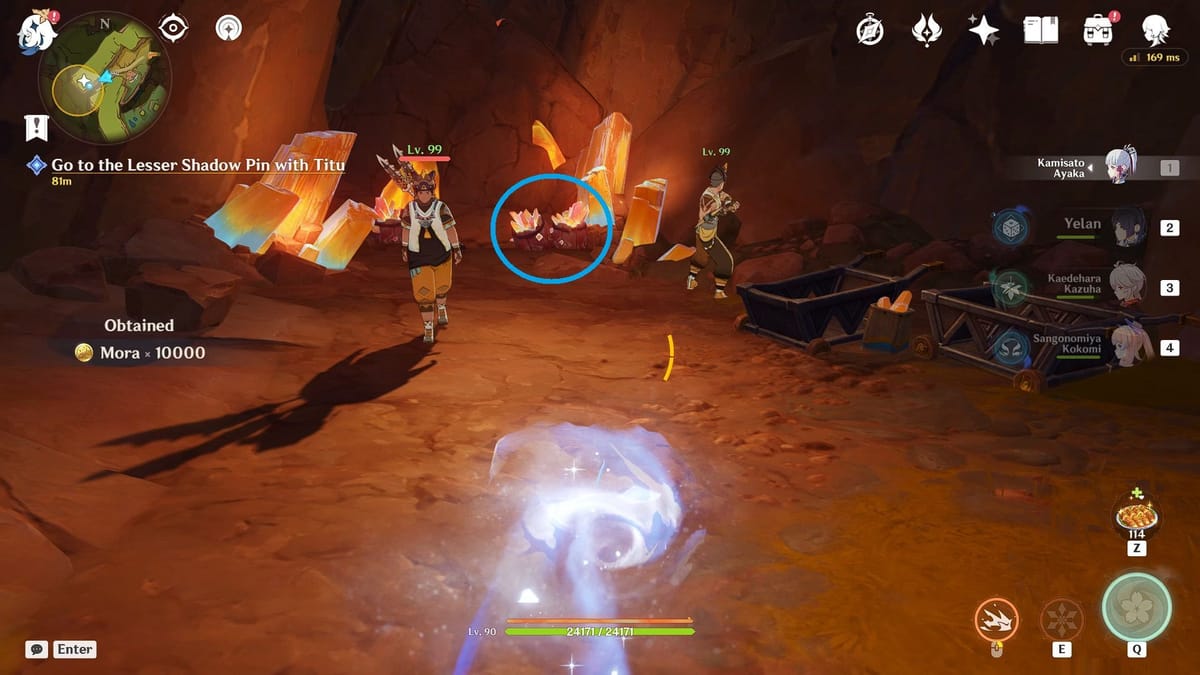 Genshin Impact Beneath the Crystal Rock quest guide