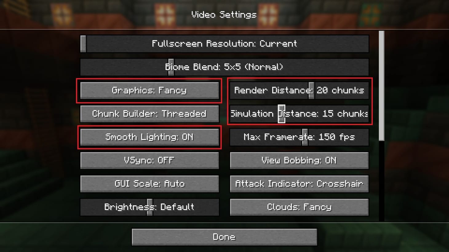 How to get more FPS in Minecraft 1.21
