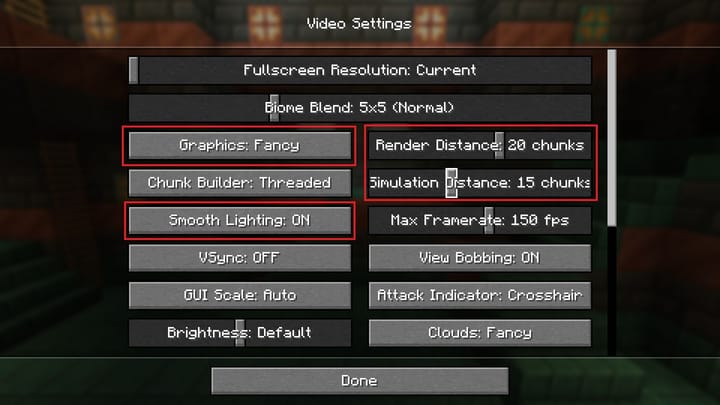 How to get more FPS in Minecraft 1.21