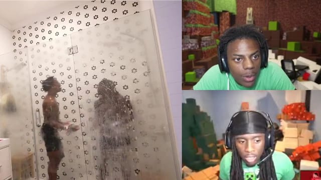 IShowSpeed and Kai Cenat go viral for showering together after playing Hardcore Minecraft for ...