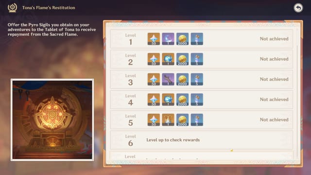 Genshin Impact Tona's Flame location and rewards (Natlan offering system)