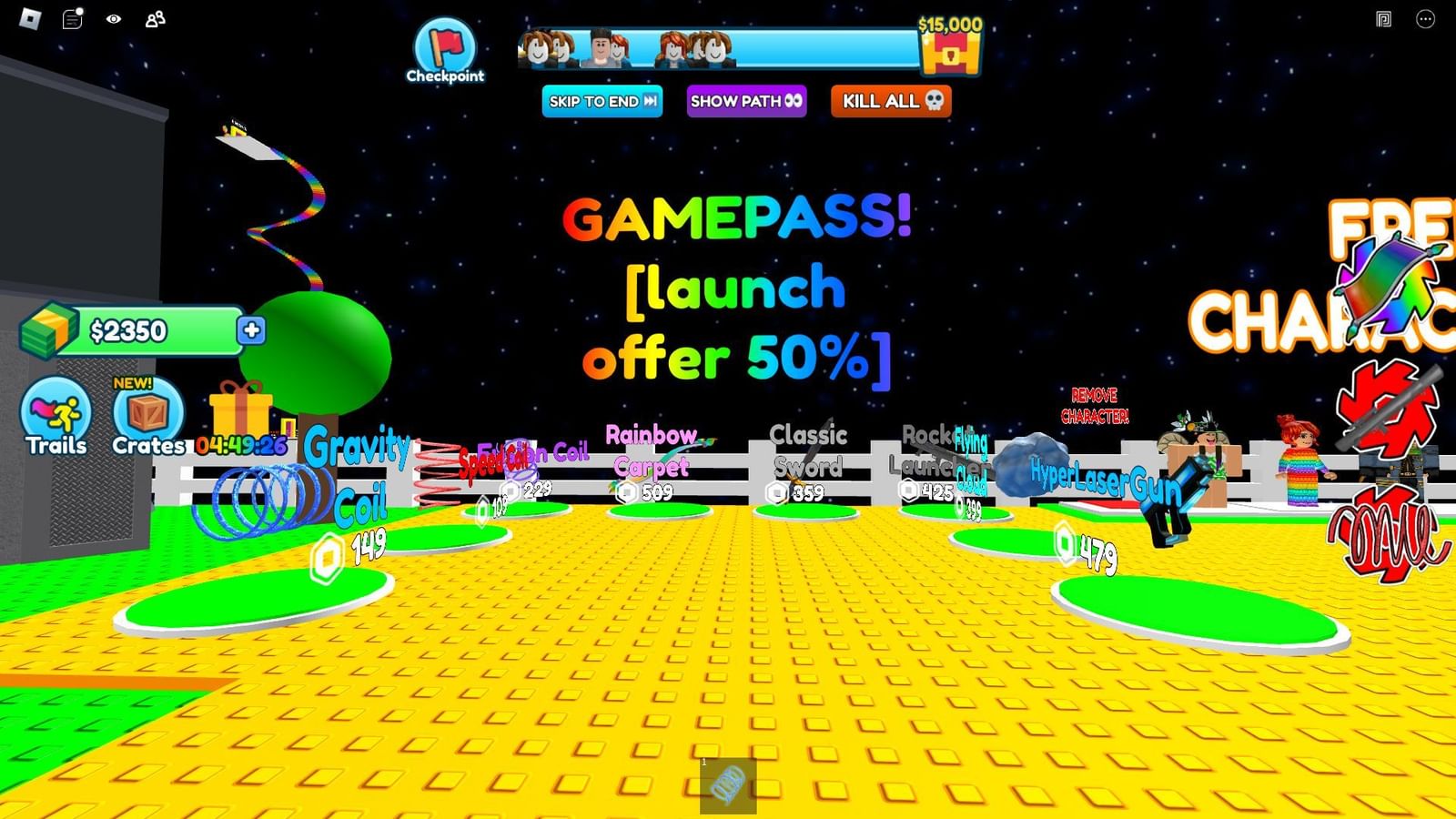 How to play Impossible Squid Game Glass Bridge 2