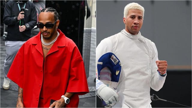 Lewis Hamilton spotted at the Paris Olympics supporting his friend ...