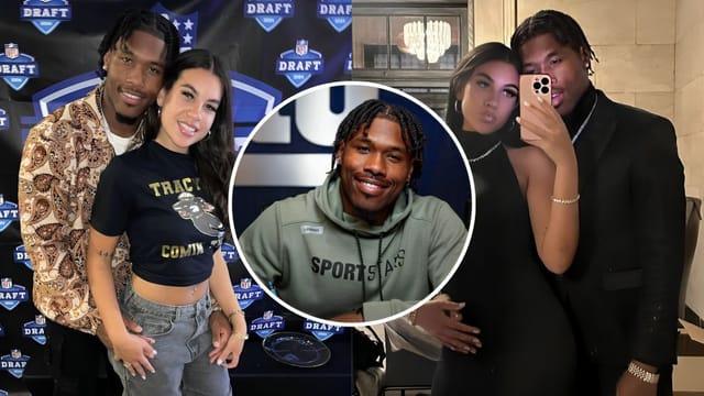 Giants rookie Tyrone Tracy Jr's girlfriend Zoe Rollon hypes RB's NFL ...
