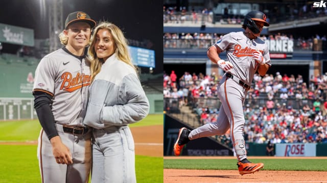 Jackson Holliday's wife Chloe celebrates husband's dominant outing that ...