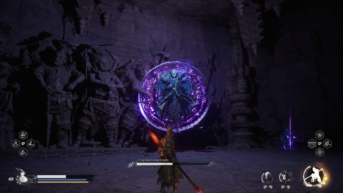 How to defeat Captain Lotus-Vision in Black Myth Wukong