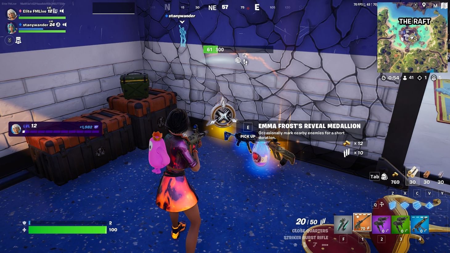 Where to find and defeat Emma Frost in Fortnite Chapter 5 Season 4