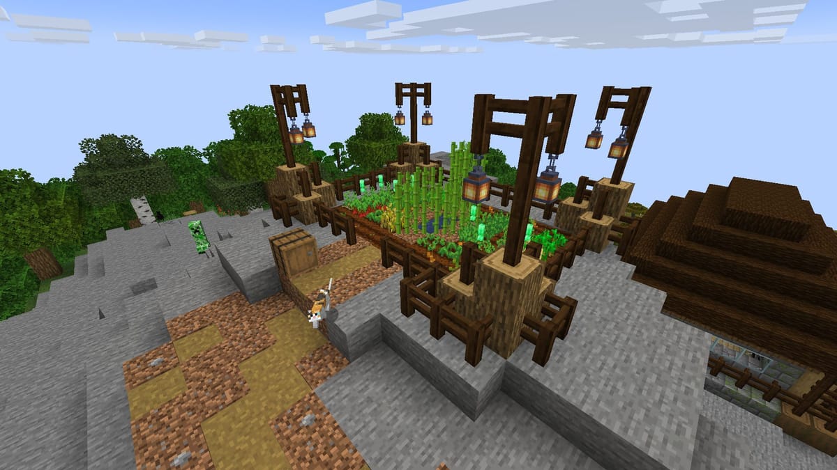 How to make simple Minecraft mountain base