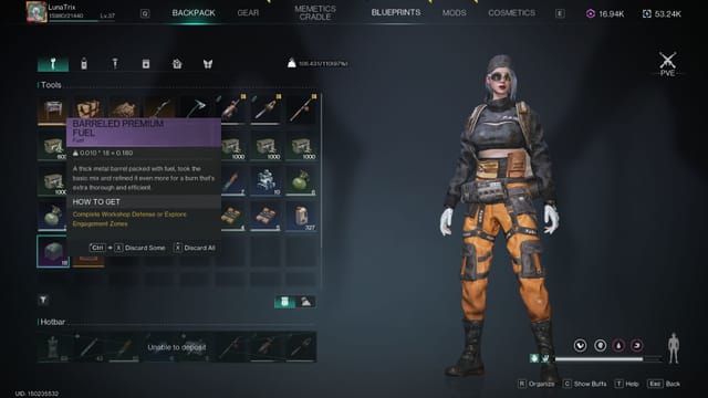 How to get Barreled Premium Fuel in Once Human