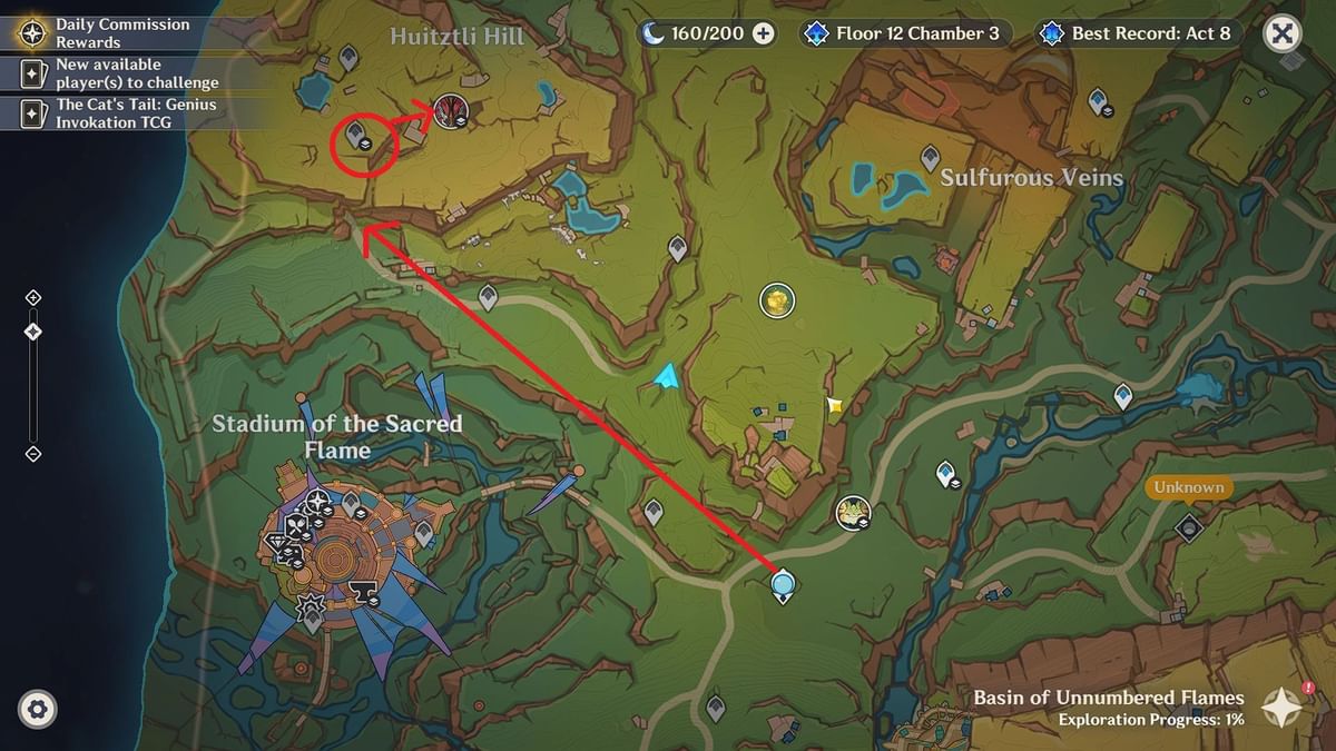 How to unlock Goldflame Qucusaur Tyrant boss in Genshin Impact