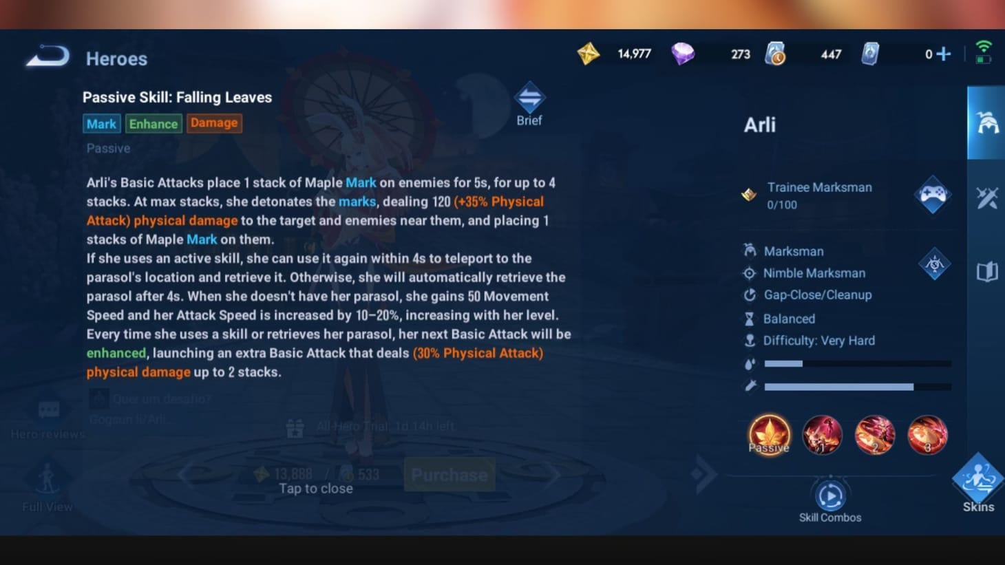 Arli build in Honor of Kings: Best Equipment, Arcanas, Battle Spell ...