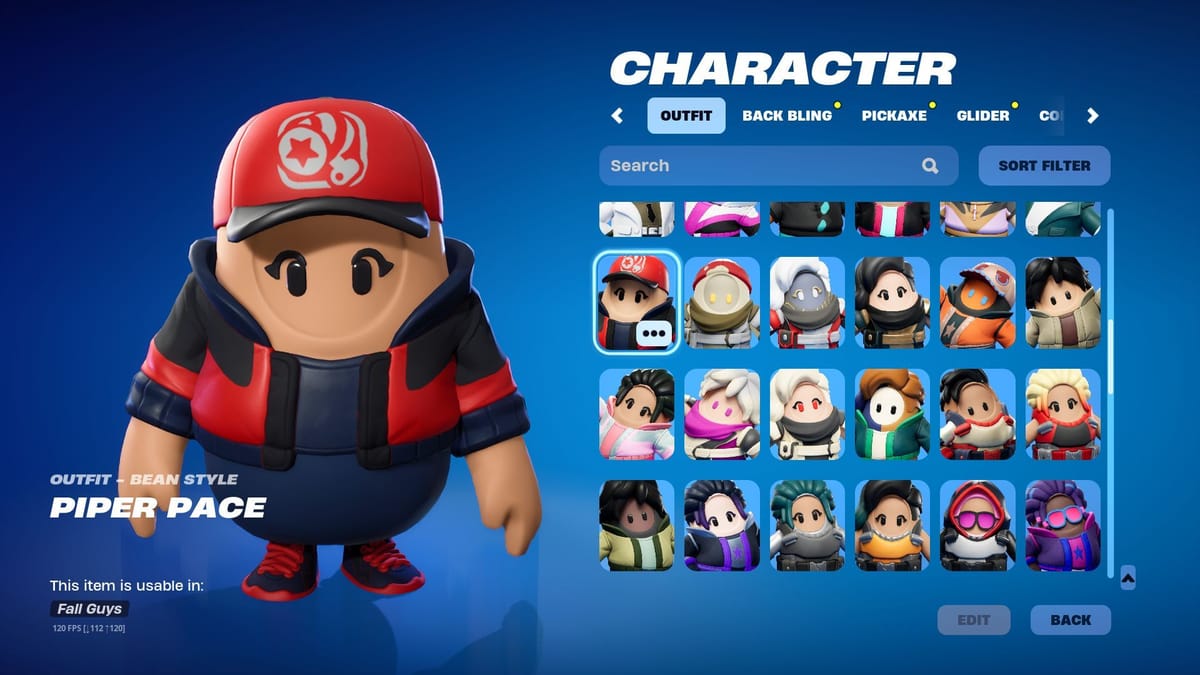 How to see Fortnite Fall Guys skins early