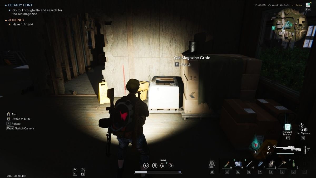 Once Human Legacy Hunt quest walkthrough