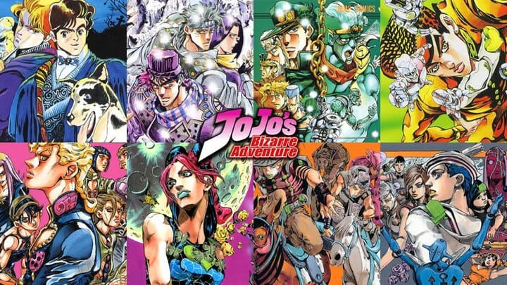How many seasons are there of Jojo's Bizarre Adventure series?