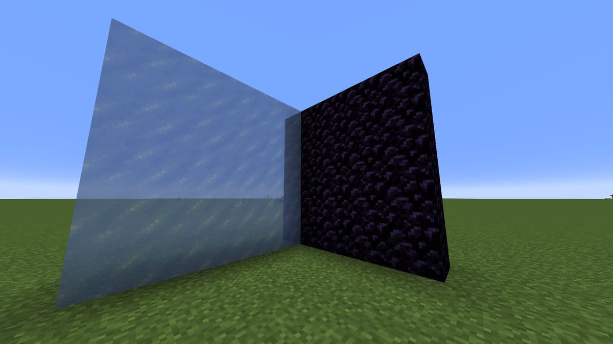 What are transparent blocks in Minecraft?