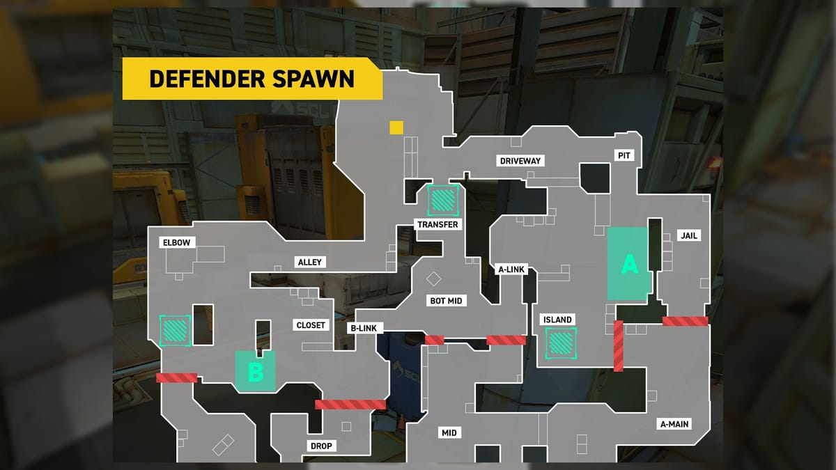 Spectre Divide Skyway map guide: Tips and tricks, layout, callouts, and ...