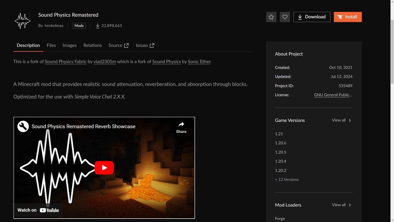 Transform Minecraft's Caves and Nether with realistic and scary sound mod
