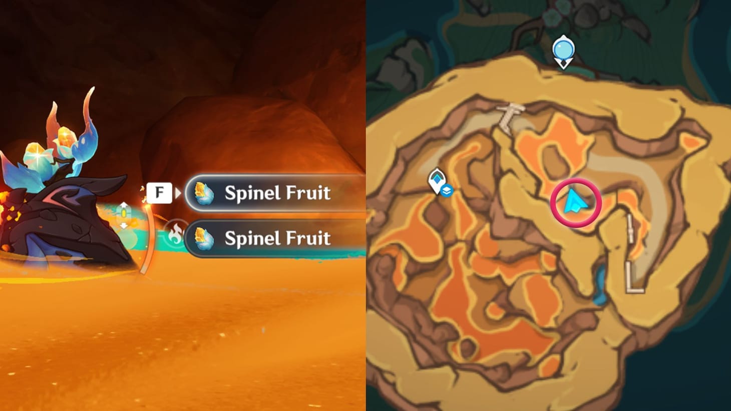 Genshin Impact Spinel Fruit locations and farming routes
